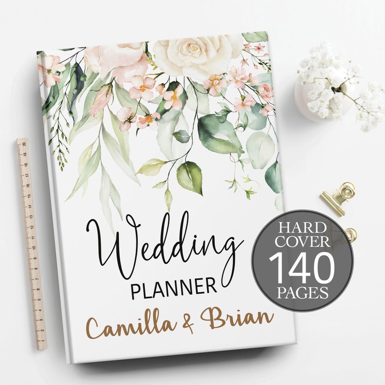 Wedding planner Personalised wedding book Printed wedding | Etsy