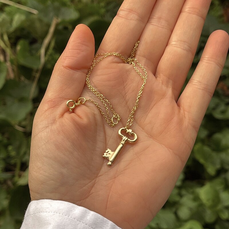 Key Necklace - Etsy