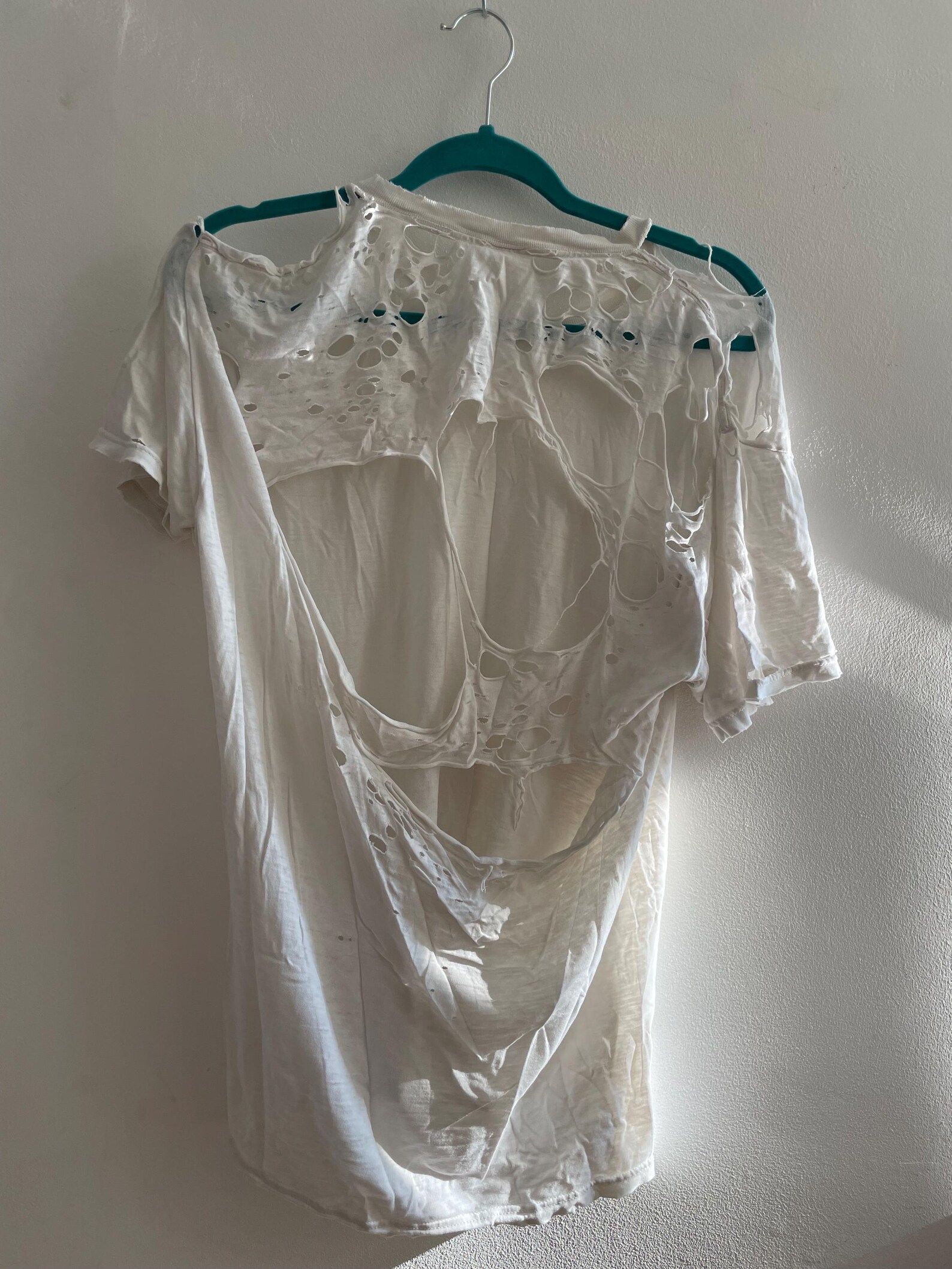 Vintage Plain White Threadbare Thrashed T-shirt - Etsy