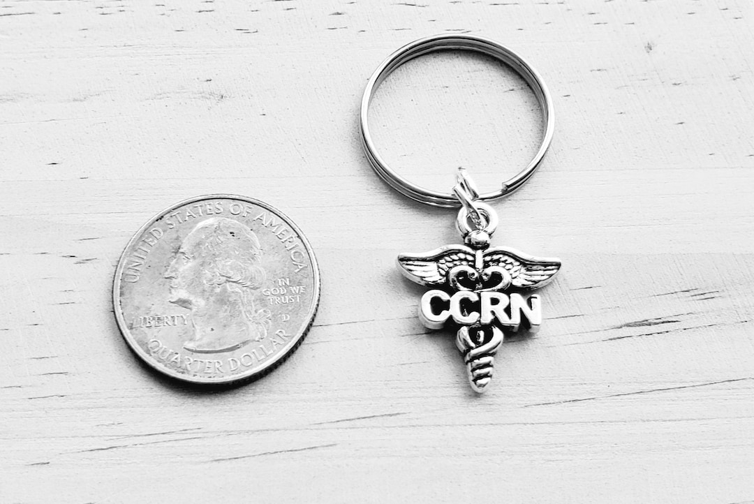 CCRN Keychain - CCRN Key Chain - CCRN Gift - Critical Care Registered ...