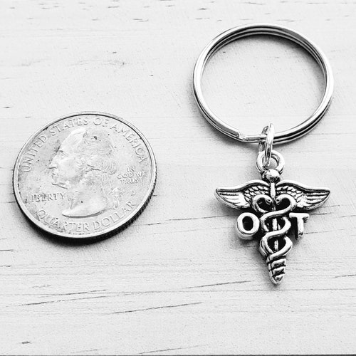 OT Keychain OT Key Chain OT Gift Occupational Therapist - Etsy