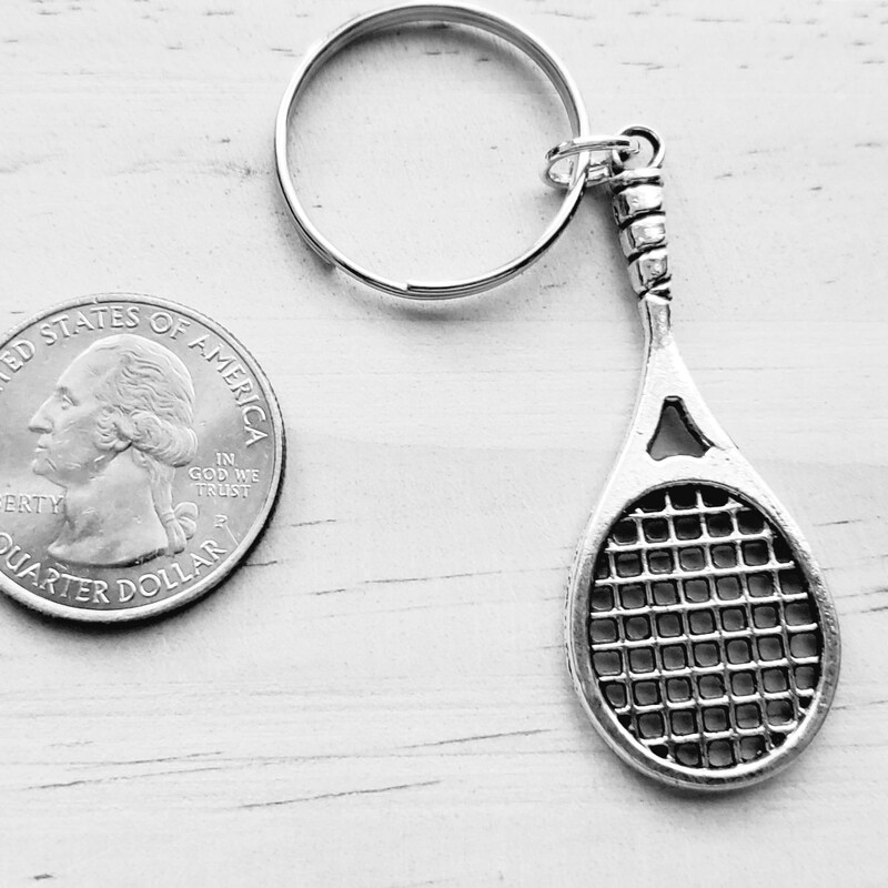 Tennis Key Chain - Etsy
