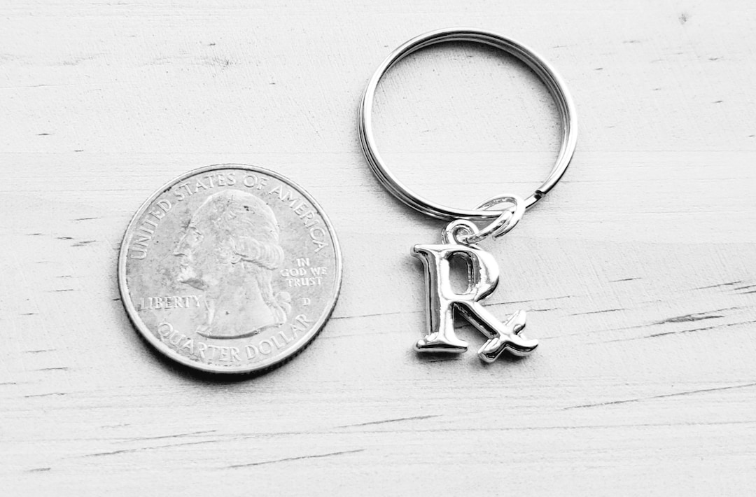 Pharmacist Key Chain - Rx Keychain - Rx Key Chain - Rx Gift ...