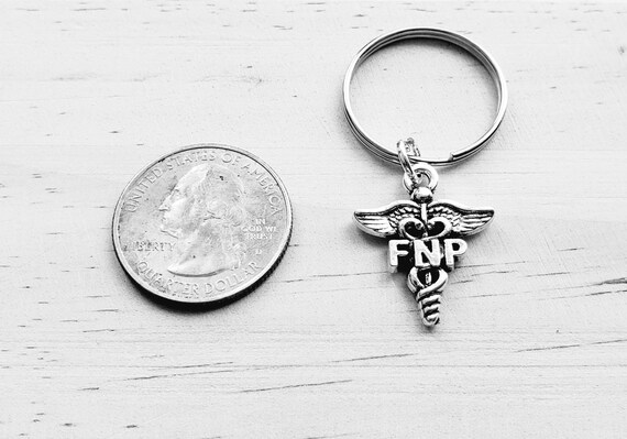 FNP keychain FNP key chain FNP gift Family Nurse | Etsy