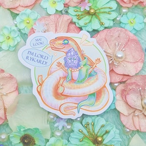 Volcano Manor's Snake Girl Sticker - Etsy