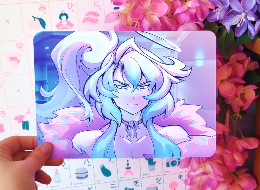 Grumpy but Still Emo honeko OC Art Print A5/A4/A3 etsy Exclusive - Etsy