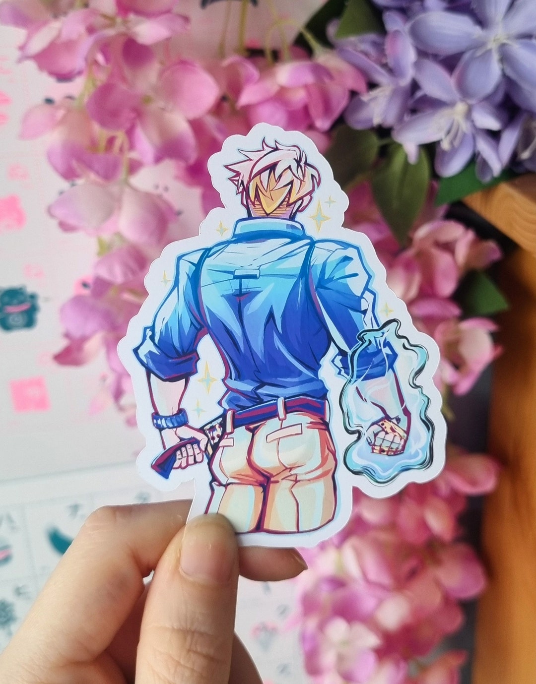 Protective Nanami JJK Sticker MATTE - Etsy