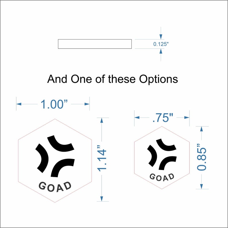 Goad v3 Tokens Plastic Laser Engraved Magic the | Etsy