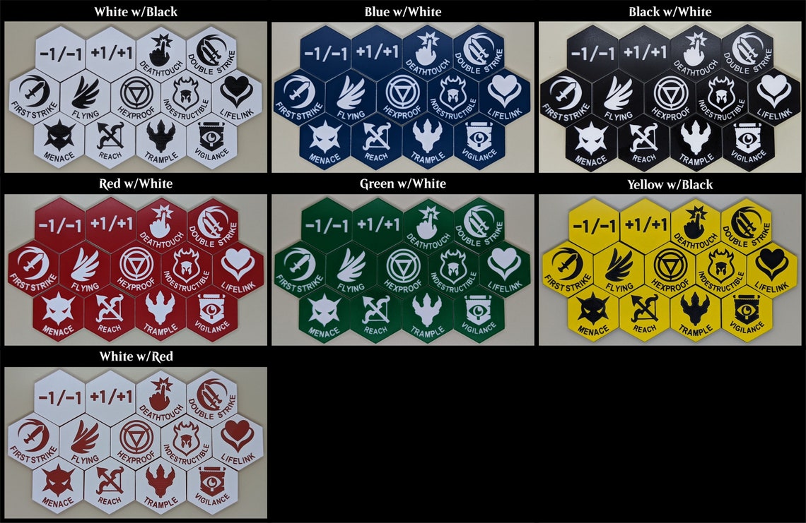 Magic the Gathering mtg Counters 13 Peices Plastic - Etsy