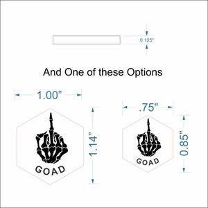 Goad (v4) Token(s) - | Plastic | Laser Engraved | Magic the Gathering ...