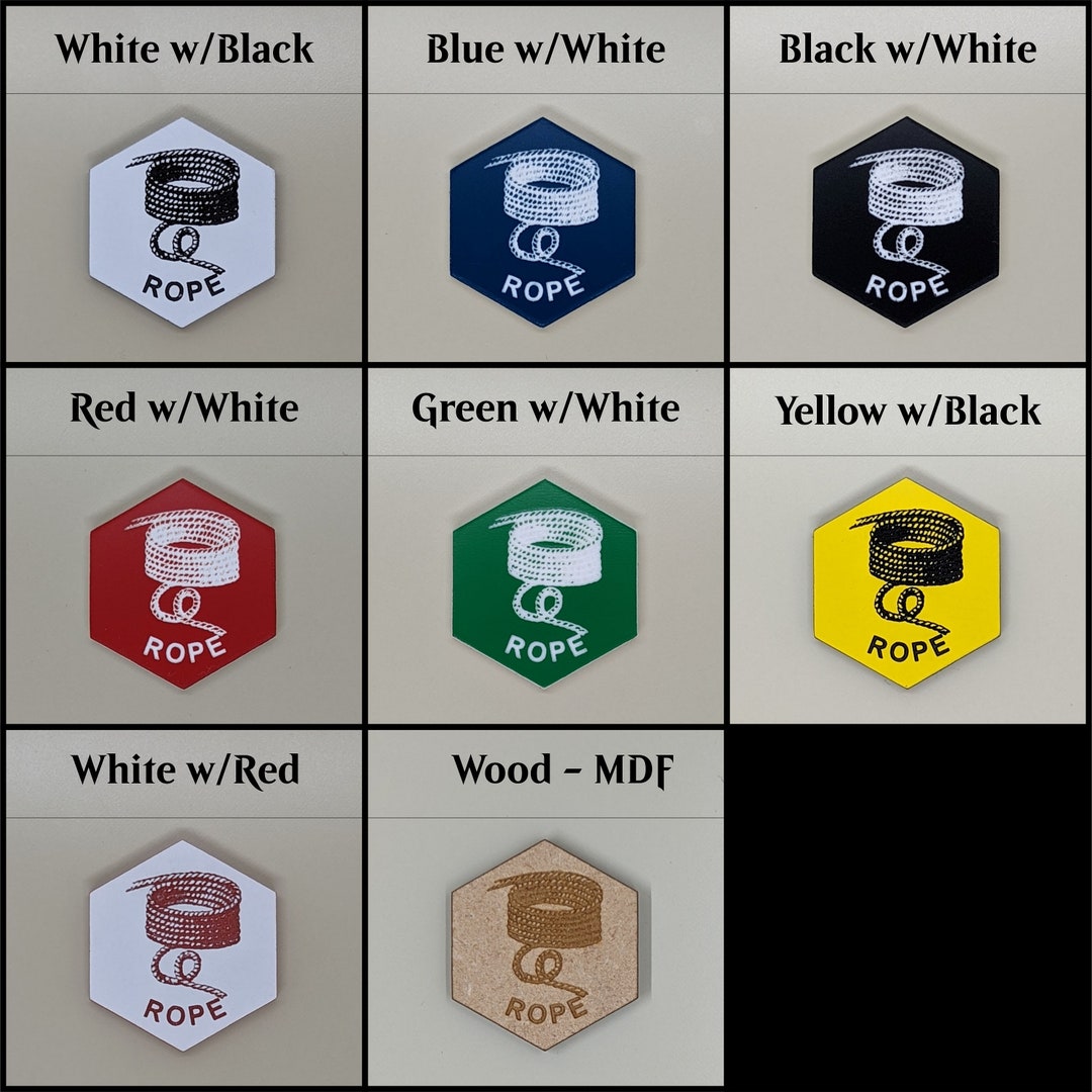 Rope (v1) Token(s) - | Plastic | Laser Engraved | Magic the Gathering ...