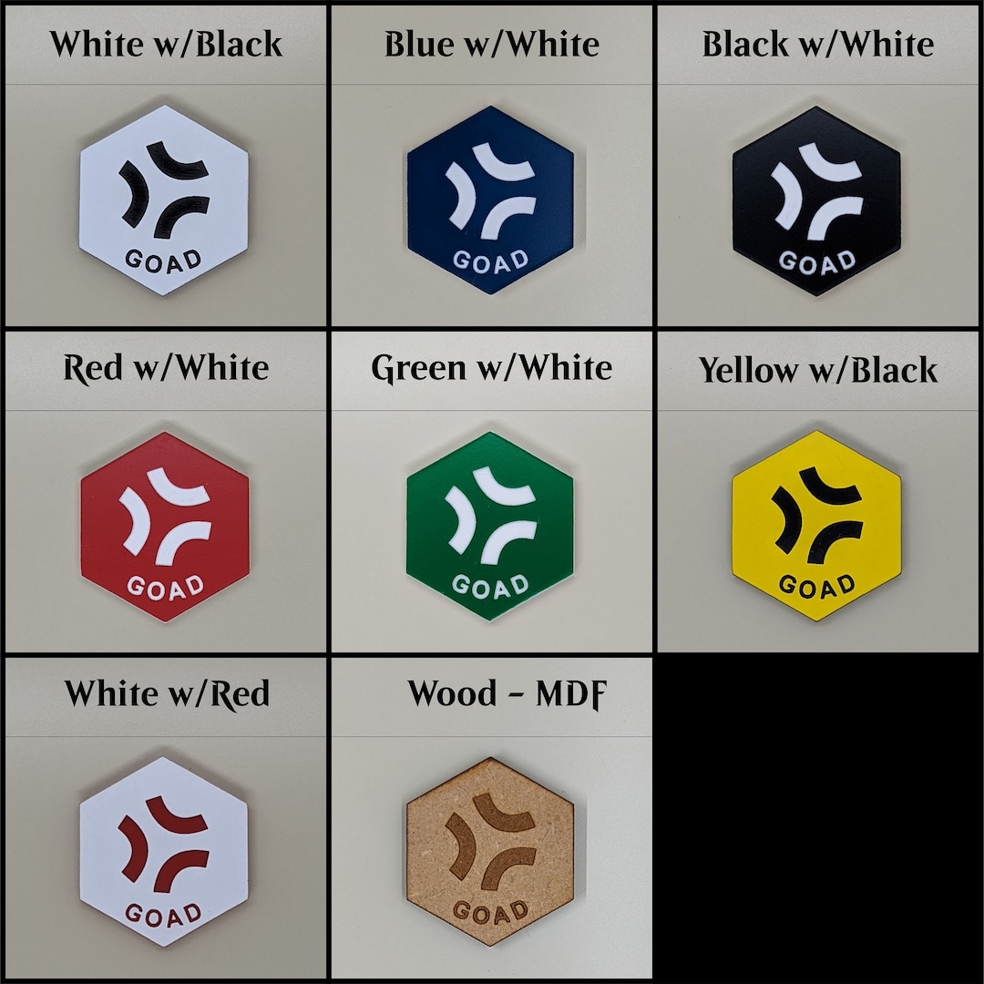 Goad v3 Tokens Plastic Laser Engraved Magic the Gathering mtg - Etsy