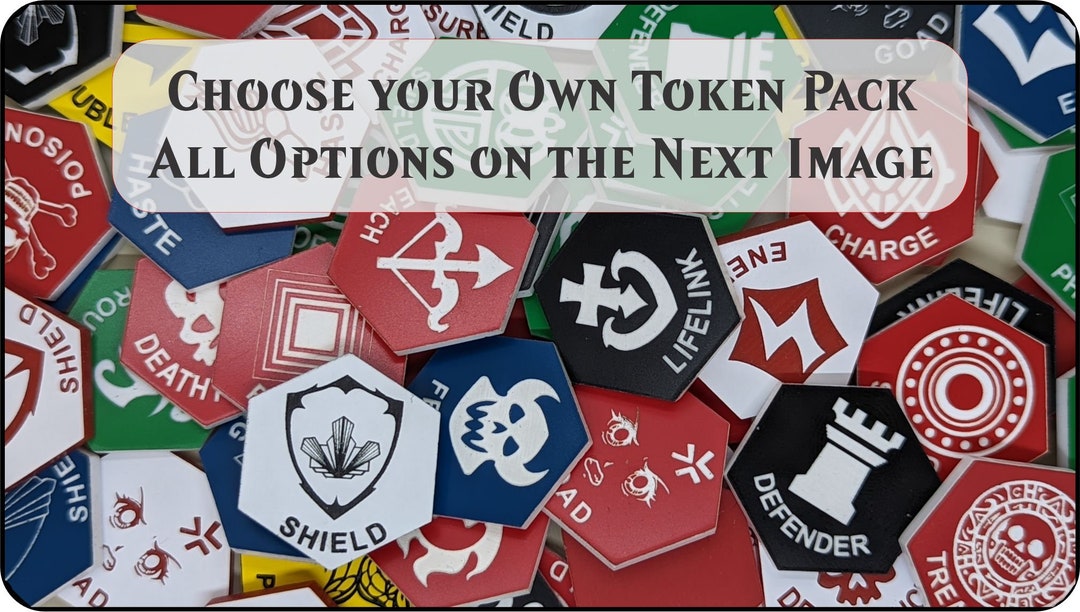 Choose Your Own Token Pack - | Plastic | Laser Engraved | Magic the ...