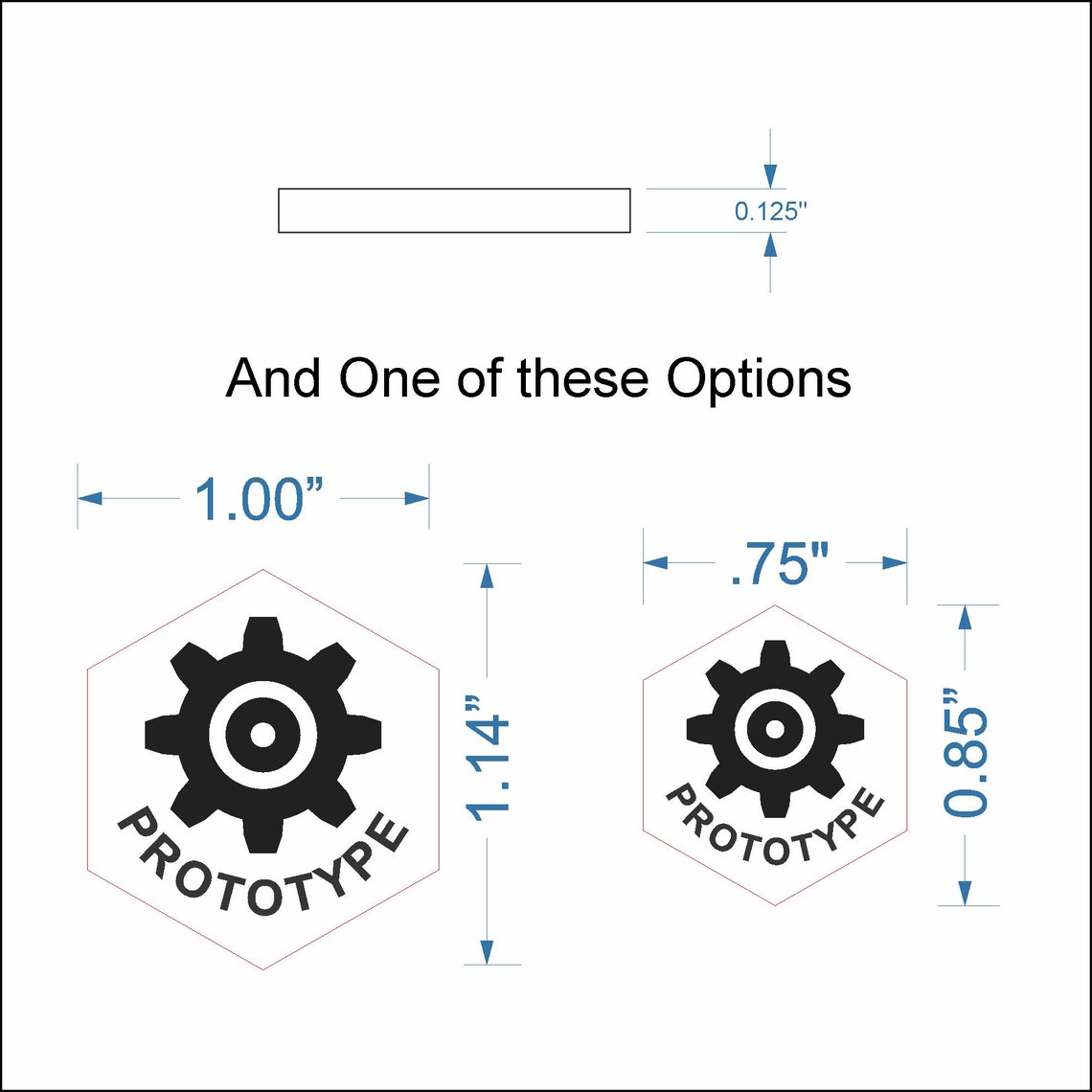Prototype (v1) Token(s) - | Plastic | Laser Engraved | Magic the ...