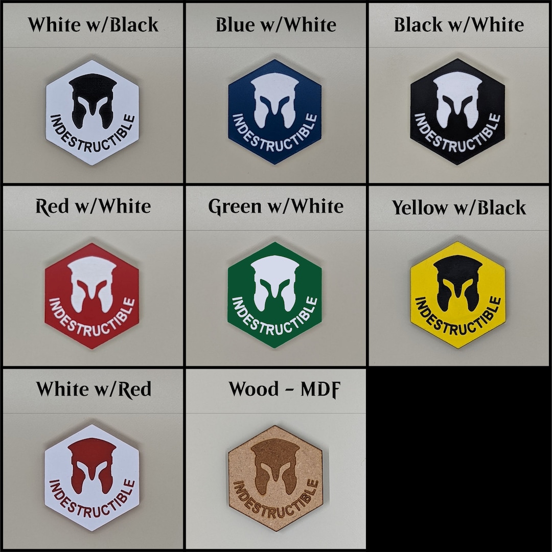 Indestructible (v3) Token(s) - | Plastic | Laser Engraved | Magic the ...