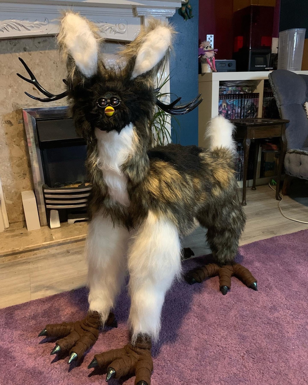 Four Legged Jackanope Furby Custom Creature - Etsy