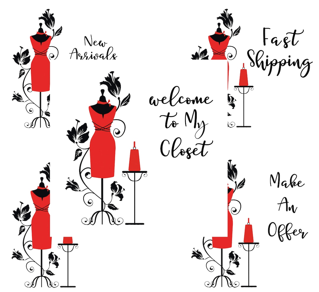 Poshmark Closet Signs, Poshmark Branding Signs, Poshmark Graphics, Posh ...