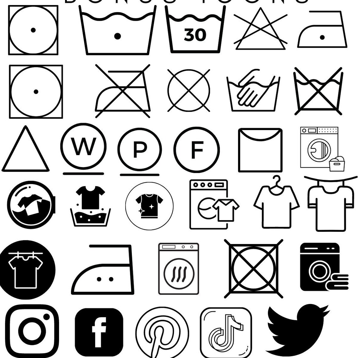 Canva Label Tag Bundle Editable Neck Label Template, DIY T-shirt Neck ...