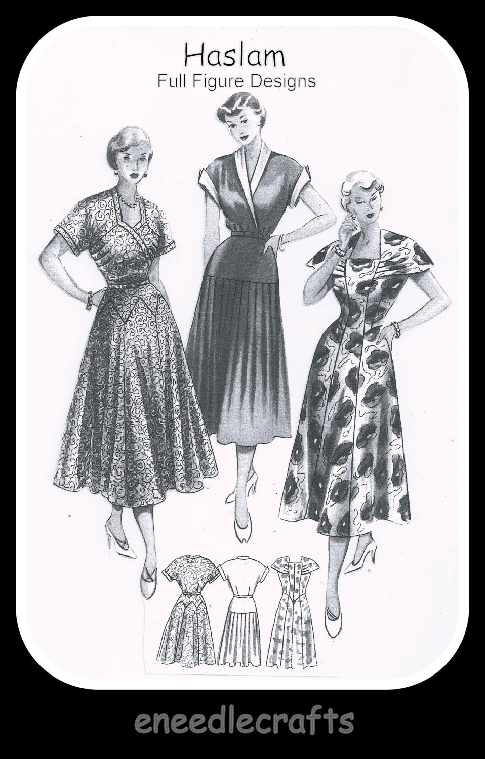 The Haslam System of Dresscutting Illustrated Book of Draftings ...