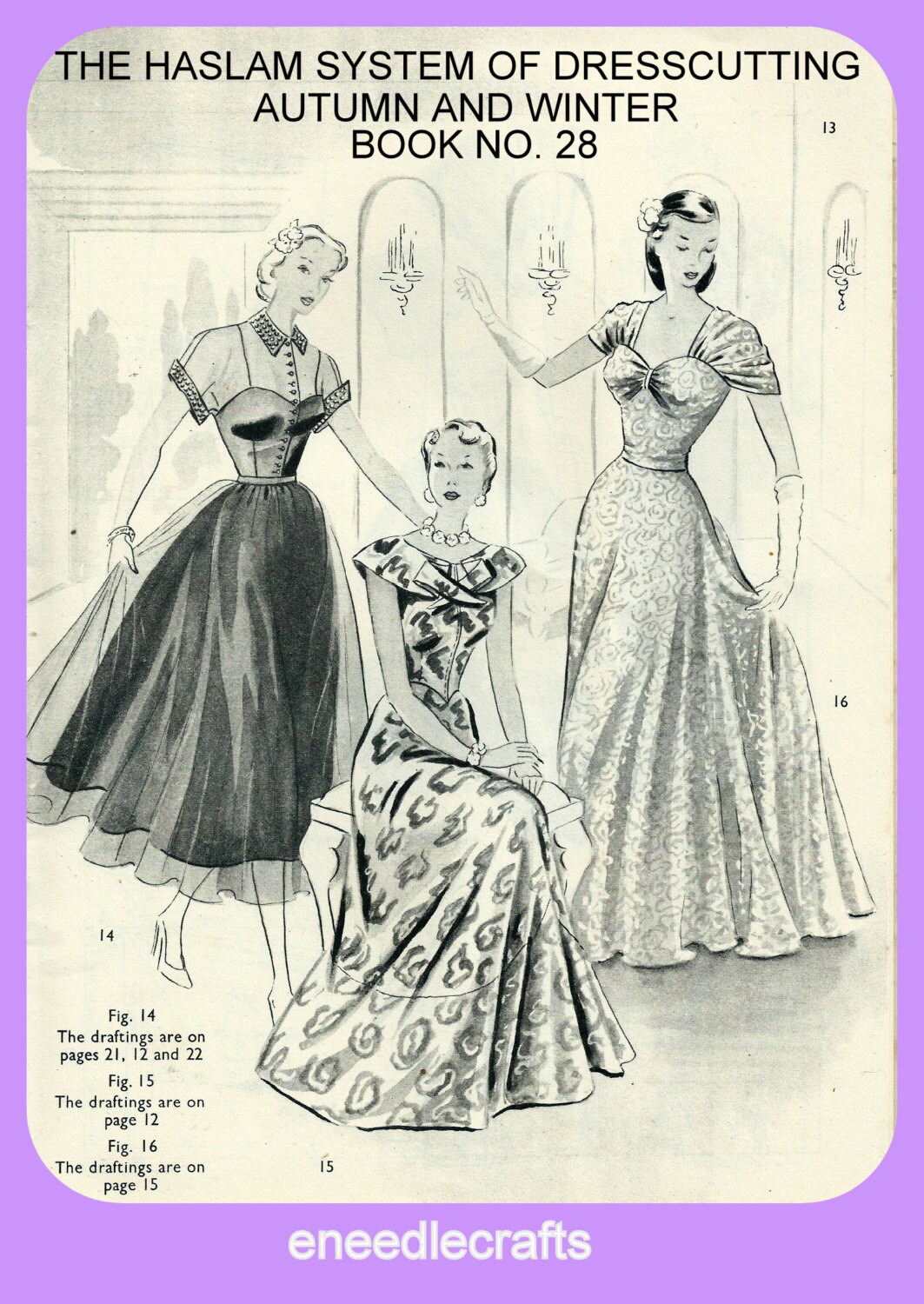 The Haslam System of Dresscutting - Illustrated Book of Draftings ...