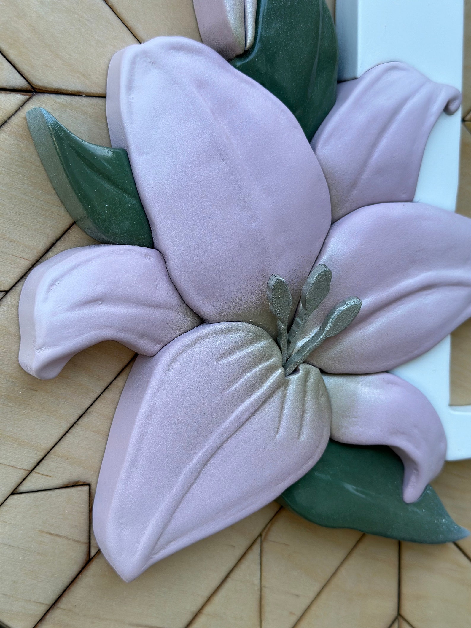 Lily Monogram Sign, Nursery Monogram Sign, Nursery Sign, Lilies Sign ...