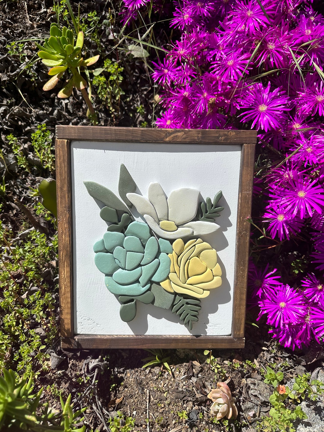 Floral Sign, 3d Flower Sign, Scrolled Floral Sign, Floral Decor, Flower ...