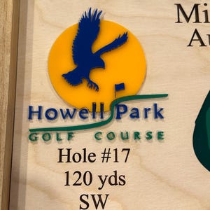 Hole in One Display, Personalized Hole in One Sign, Father's Day Gift ...