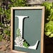 Succulent Monogram Sign, Succulent Sign, Succulent Decor, Monogram Sign ...