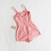 Sailor Chibi Swimsuit | Vintage | Pink Cotton Bathing Romper Playsuit ...