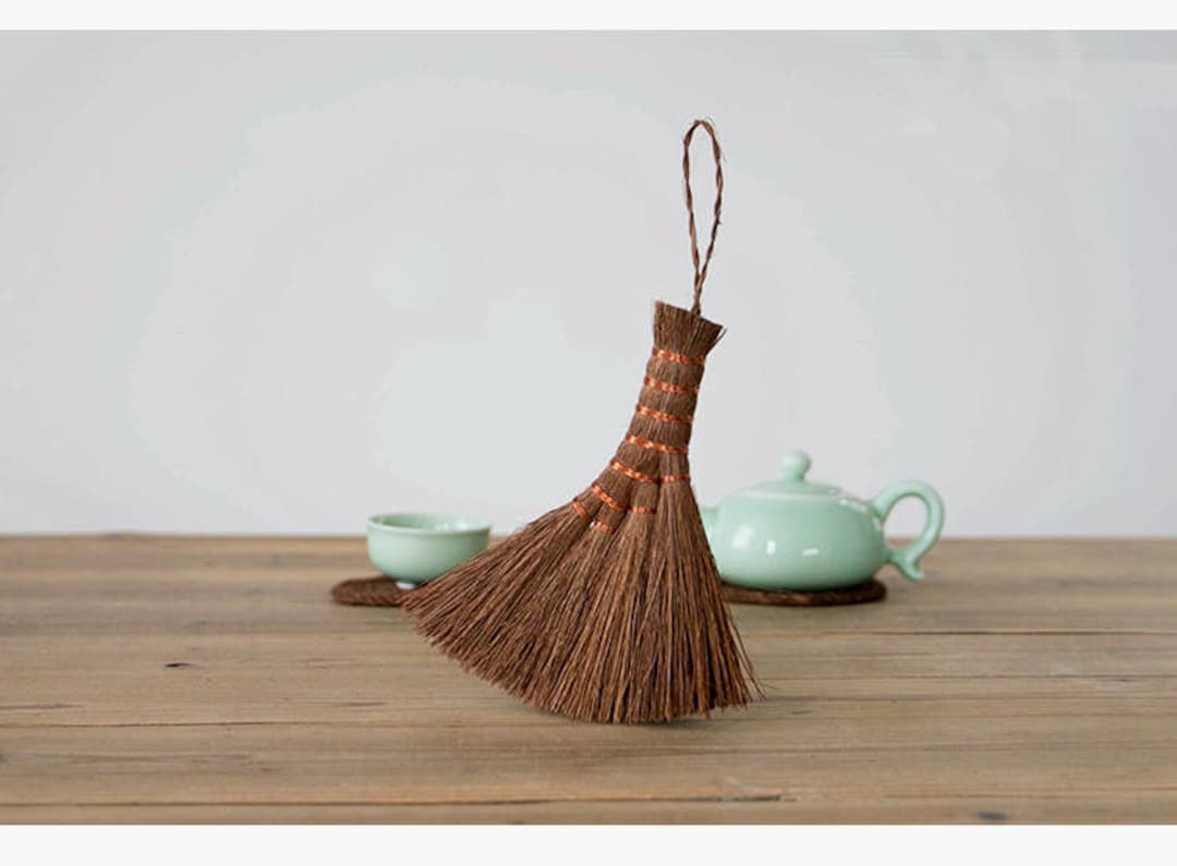 Japanese Mini Brooms | Vintage Handmade India Palm Brooms - Etsy