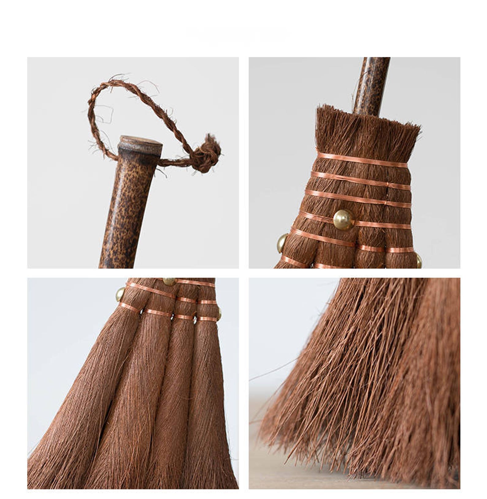Japanese Style Mini Brooms | Vintage India Palm Brooms - Etsy