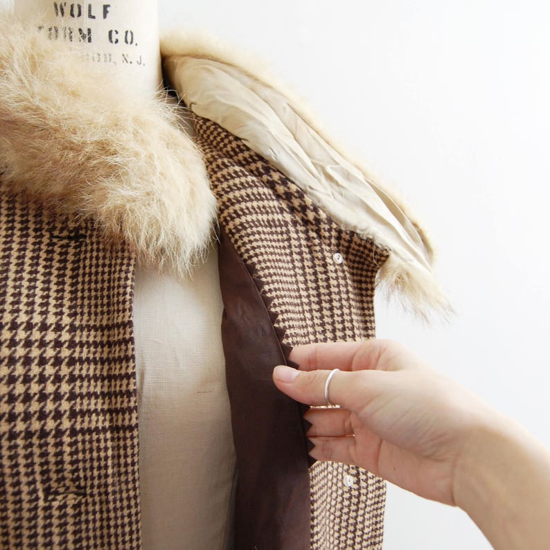 London Sparrow Cape Japanese Vintage Plaid Tweed Wool Cloak - Etsy