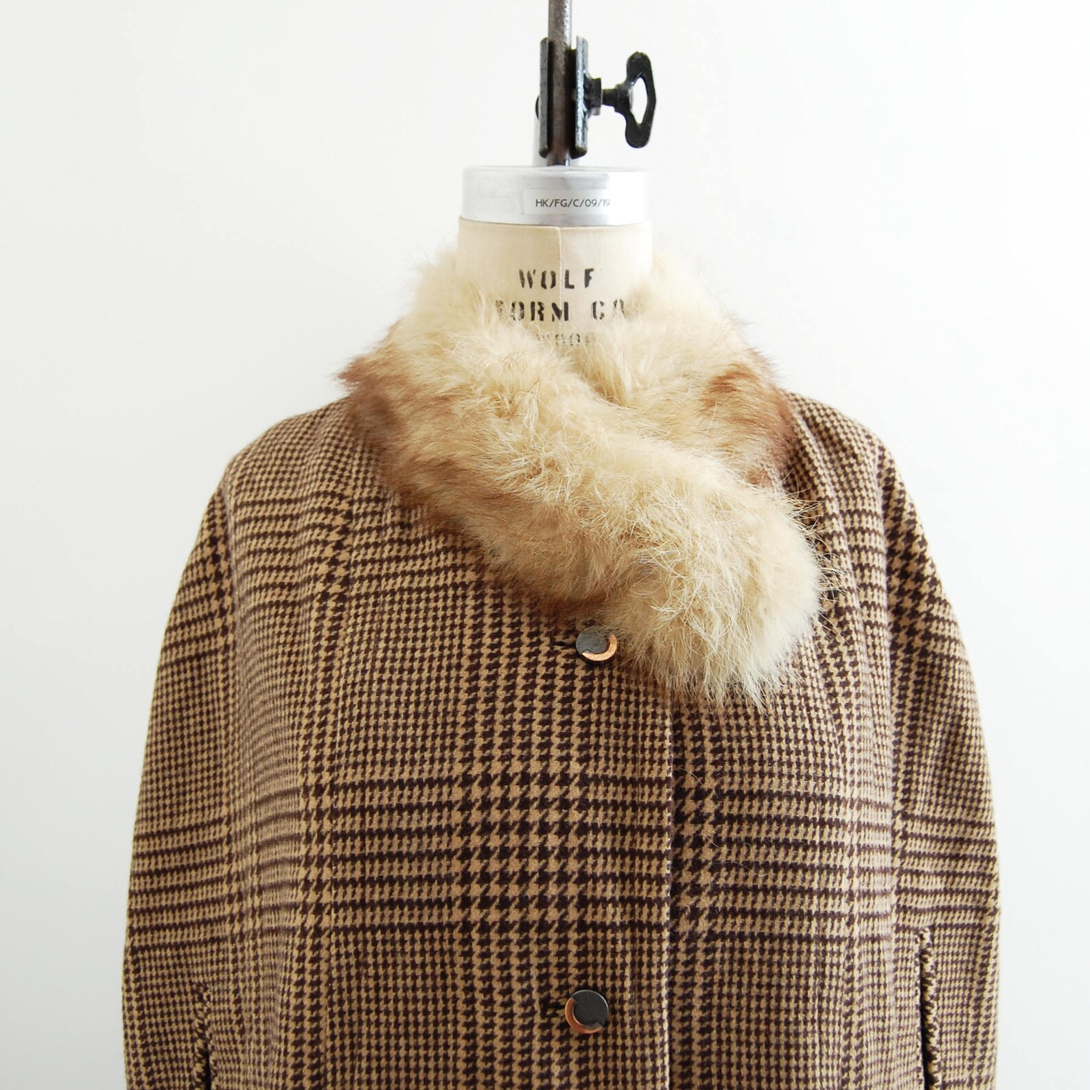 London Sparrow Cape Japanese Vintage Plaid Tweed Wool Cloak - Etsy