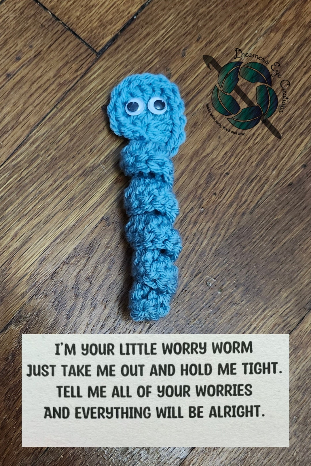 Worry Worm, Crochet Worm, Stress Toy, Anxiety Toy, Set of 5 - Etsy