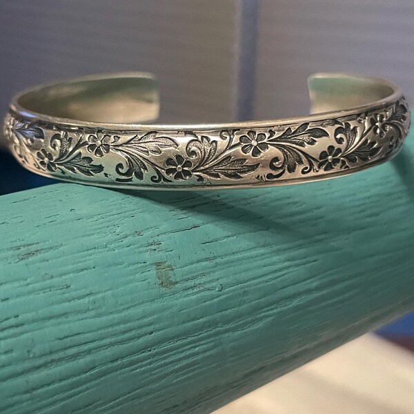 Embossed Bracelet - Etsy