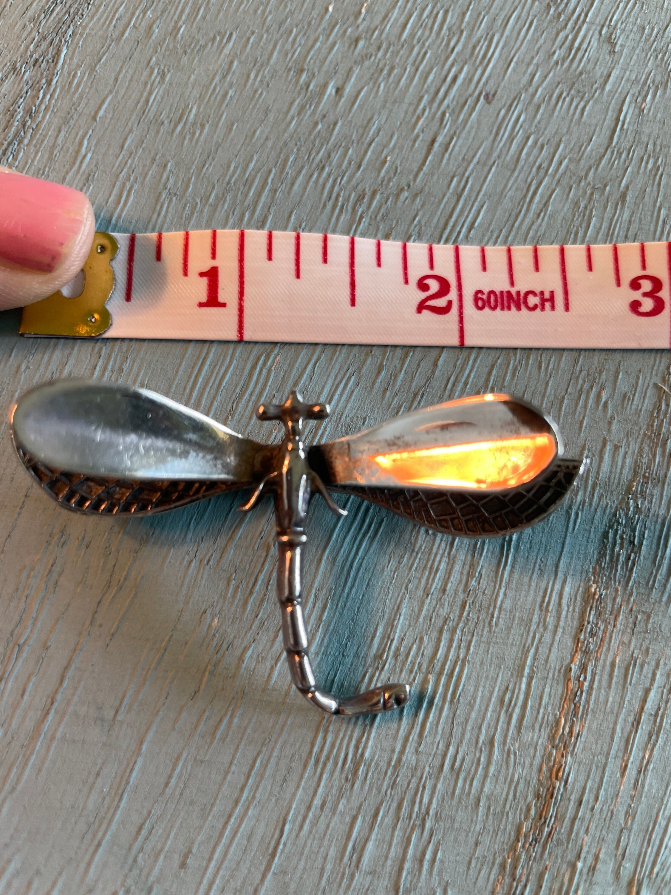 Vintage Sterling Silver Dragonfly Brooch Pin - Etsy