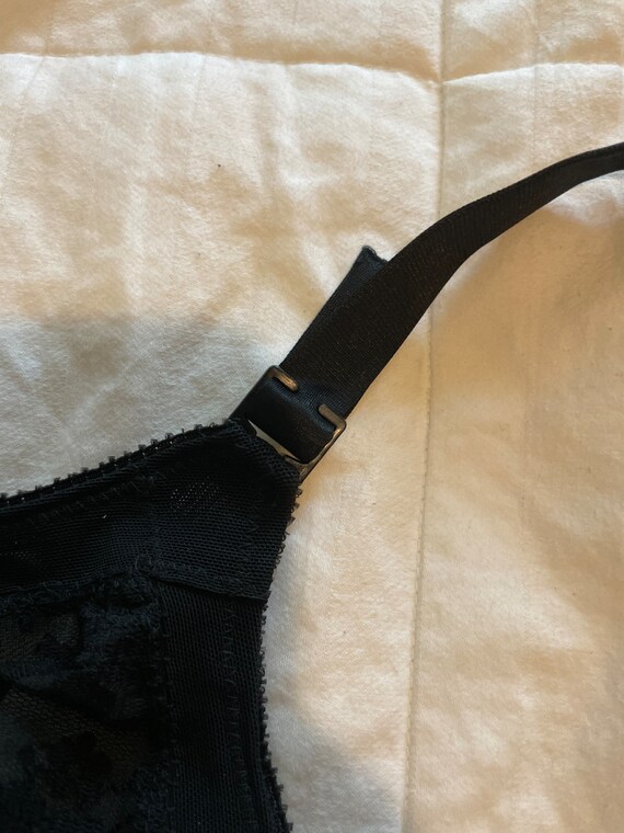 Vintage Black Lace Bra Gem