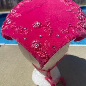 Vintage 1960s Veiled Hot Pink Velvet Mini Hat - Etsy
