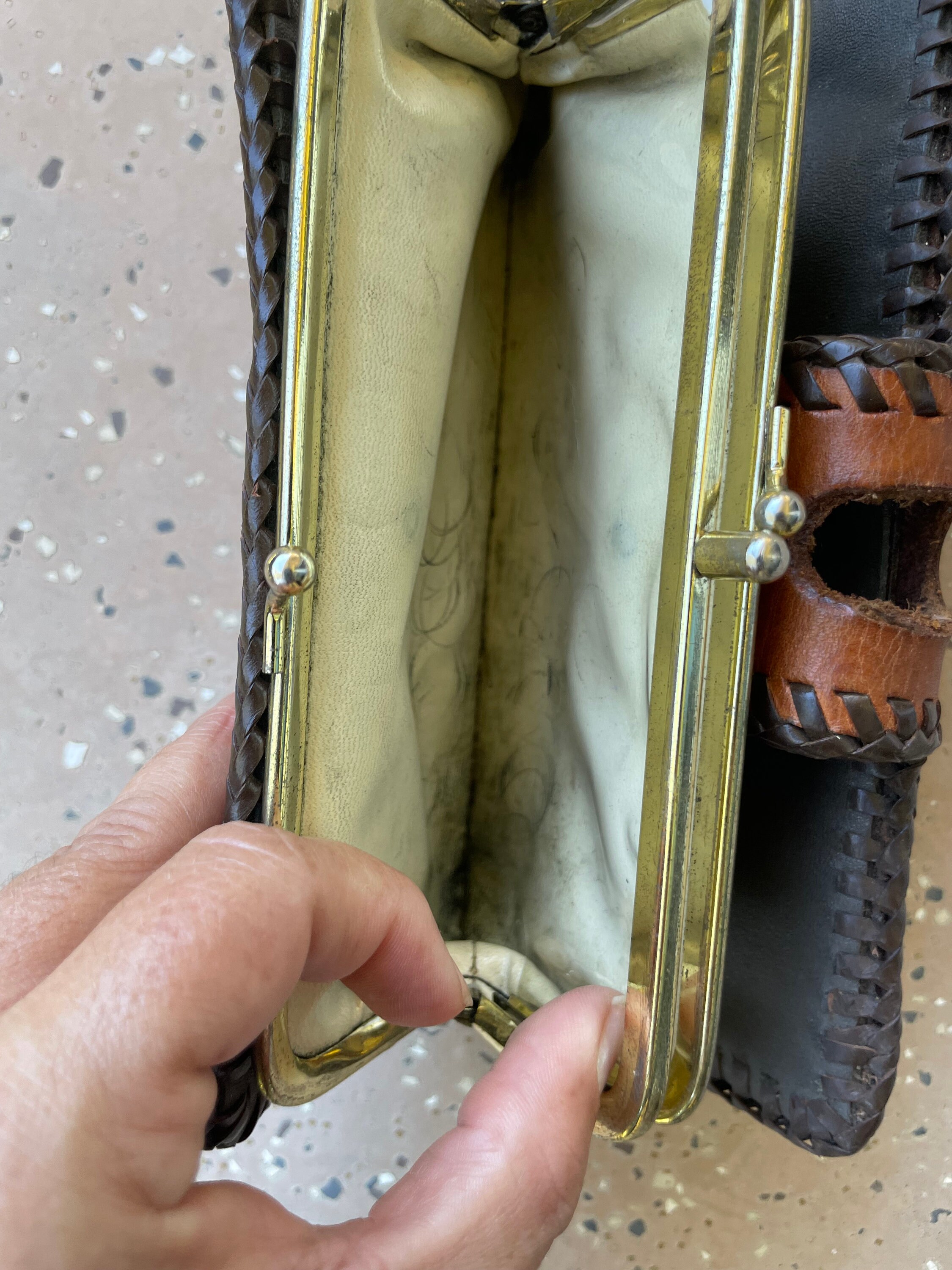 Tooled Leather Wallet. Vintage Western - Etsy