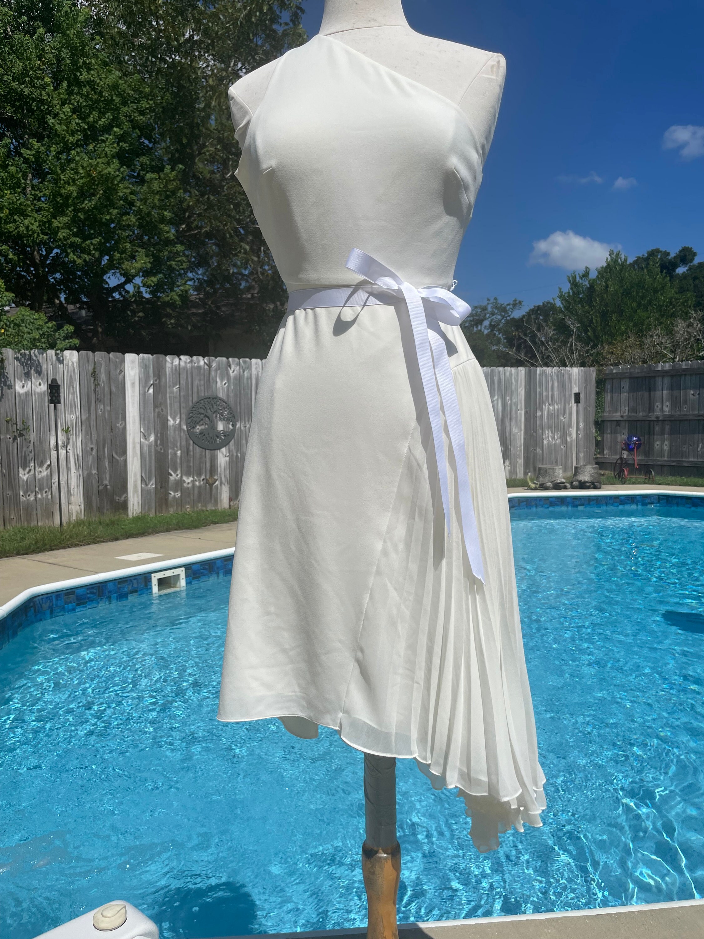 Beautiful Halston Party /cocktail Dress Ivory - Etsy