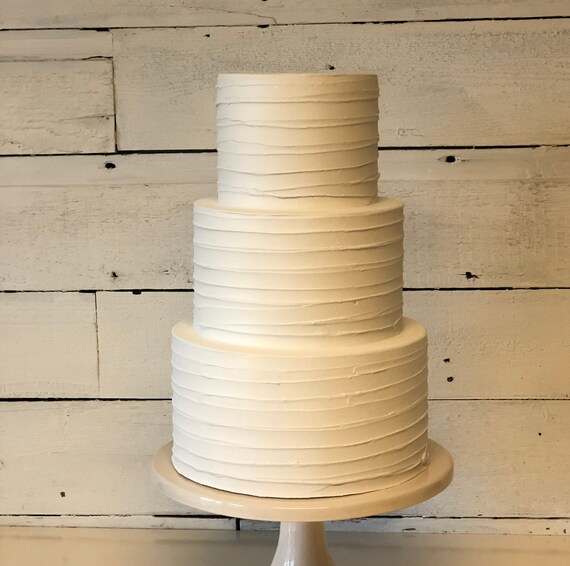 White Rustic Wedding Cakes