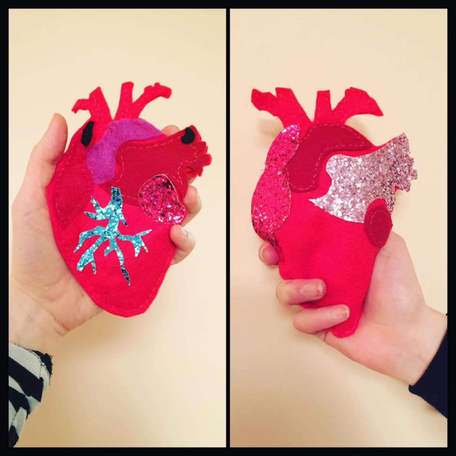 Sew an Anatomical Heart PDF - Etsy