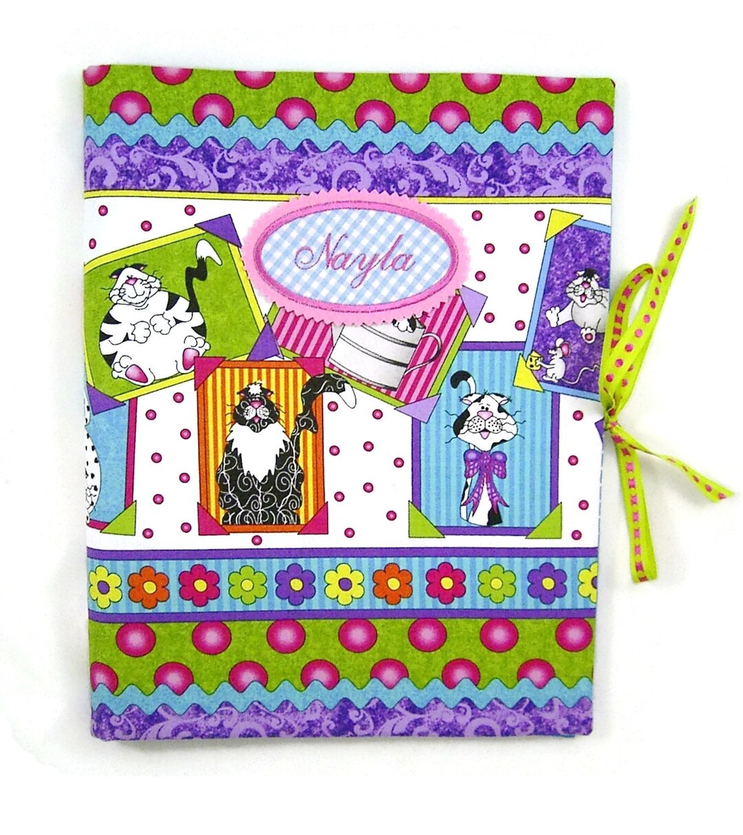 Zeugnismappe Sammelmappe DIN A4 30 Sichthüllen Katzen Foto Bordüre ...