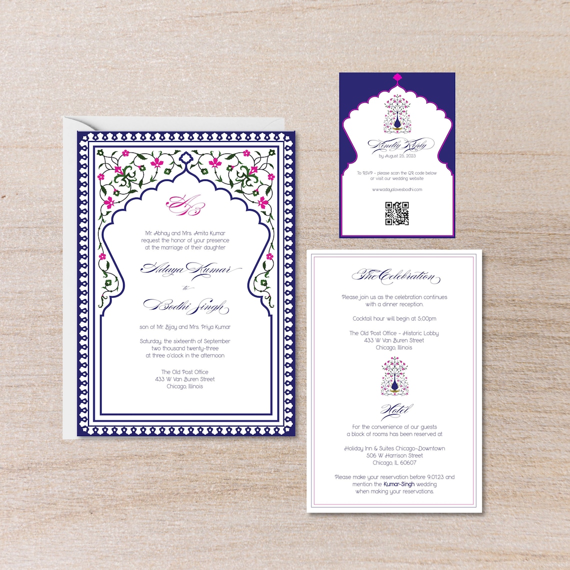 Indian Wedding Invitation Suite, Digital Download, Hindu Wedding ...