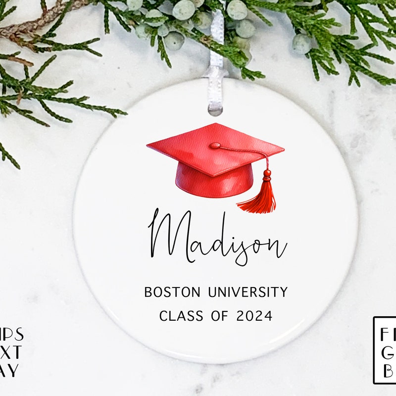 Red Graduation Cap - Etsy