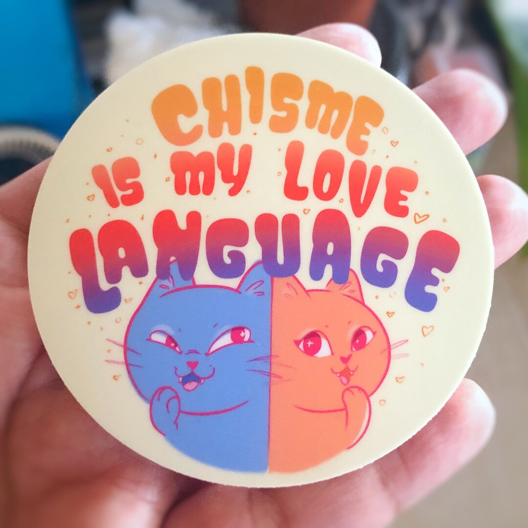 Chisme is My Love Language Sticker - Etsy