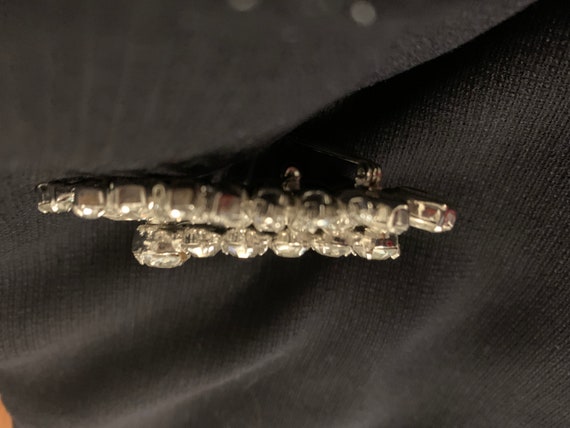 vintage WARNER marked-- HEART/SHIELD shape Rhineston… - Gem