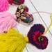 Mexican Tassels. Purse Accesories Handmade Tassels House Decor Heart ...