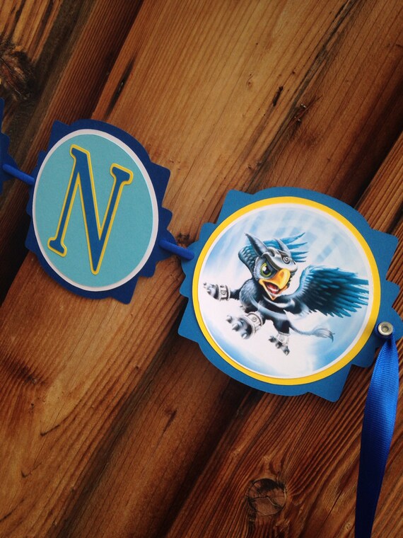 Items similar to Skylanders Birthday Party Decorations - Personalized ...