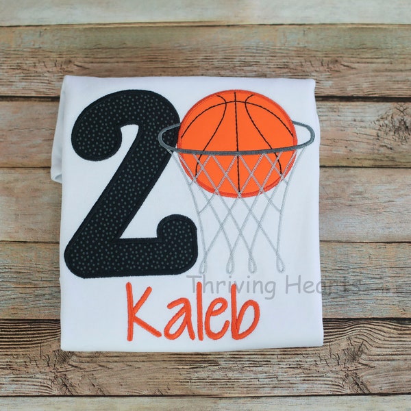 Basketball Birthday Shirt - Etsy